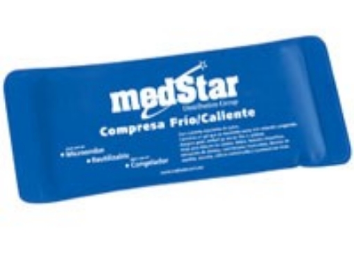 Compresa De Gel Medstar Con Cubierta De Nylon Y Pvc. 28.5 X 11.5 Cms