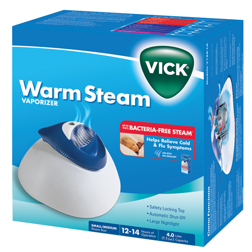 Vaporizador Vick de Vapor Tibio