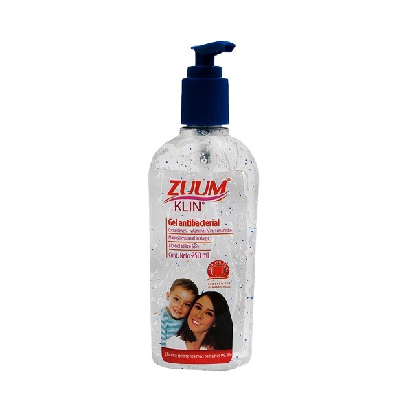 Gel Antibacterial ZUUM Limon 250 ML